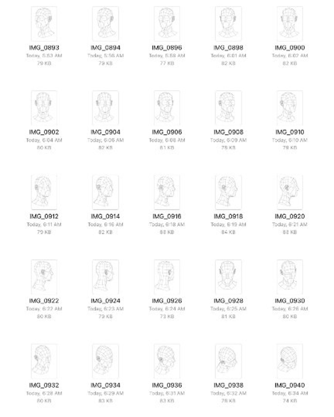 Planar Head Guide Stamp, Planar Face Guide PNG SVG 57 Files - Etsy