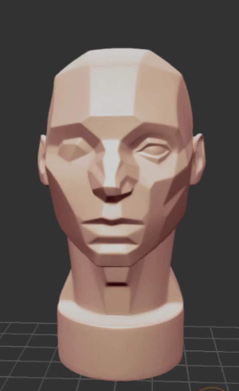 Planar Asaro Head Digital File for 3d Printing - Etsy