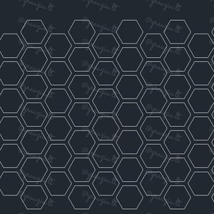 Honeycomb Hexagon Pattern | DXF SVG Files | Customizable Vector - Etsy ...