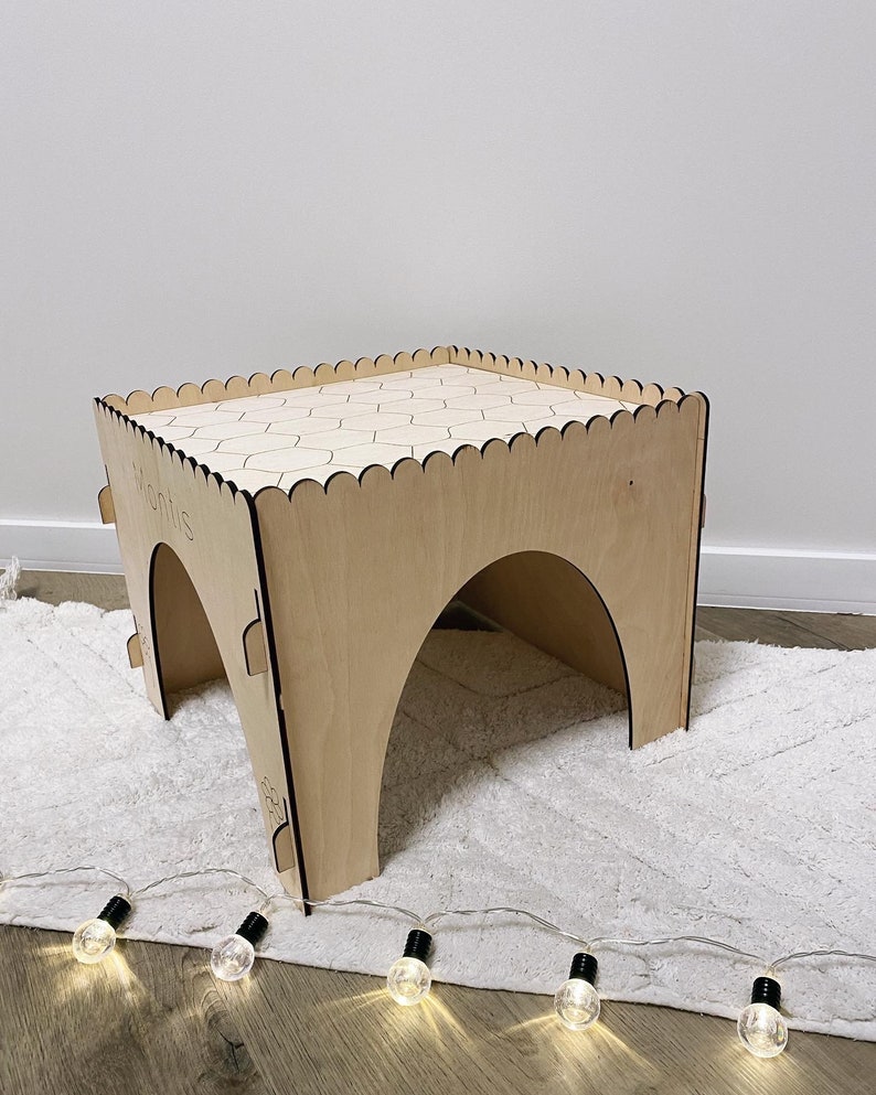 Laser Cut Rabbit House SVG DXF Files, 4mm Plywood (digital Files) - Etsy
