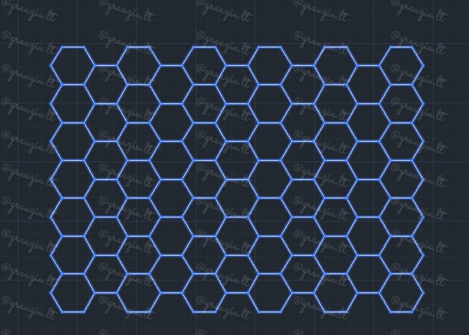 Honeycomb Hexagon Pattern DXF SVG Files Customizable Vector - Etsy Canada