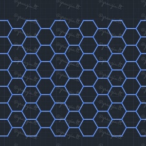 Honeycomb Hexagon Pattern | DXF SVG Files | Customizable Vector - Etsy ...