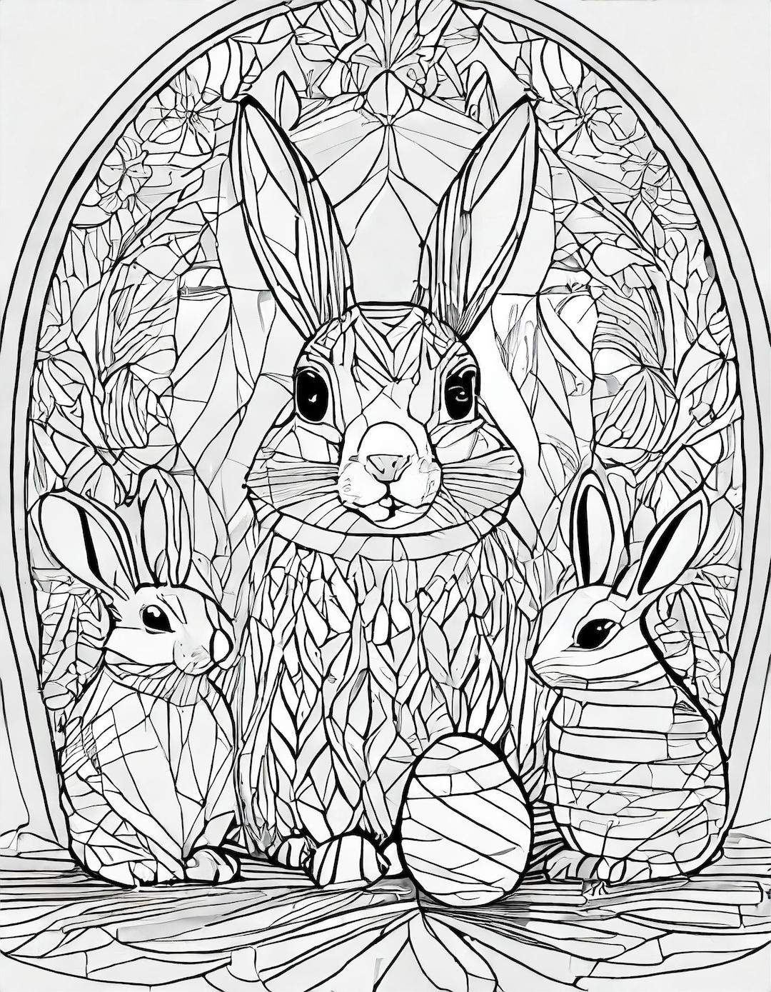 Easter Themed Coloring Pages - Etsy