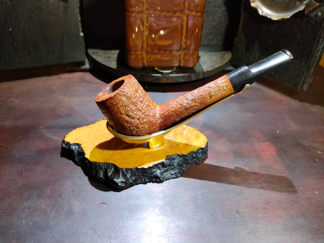 Antique Vintage Tan Crusty London Made. Estate Pipe Rusticated - Etsy