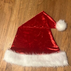 12’ Skeleton Santa Hat & Scarf (red) (skeleton NOT Included) - Etsy