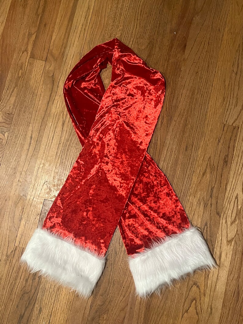 12 Skeleton Santa Hat & Scarf red skeleton NOT Included - Etsy