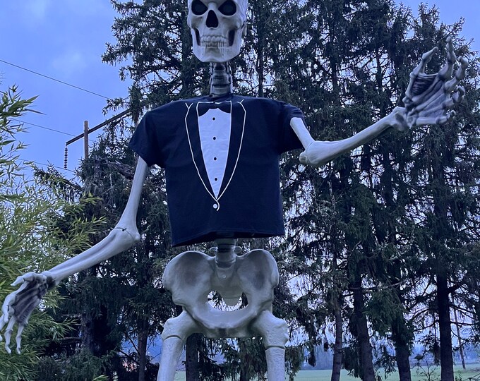 12’ Skeleton Tuxedo Shirt (skeleton NOT Included) - Etsy