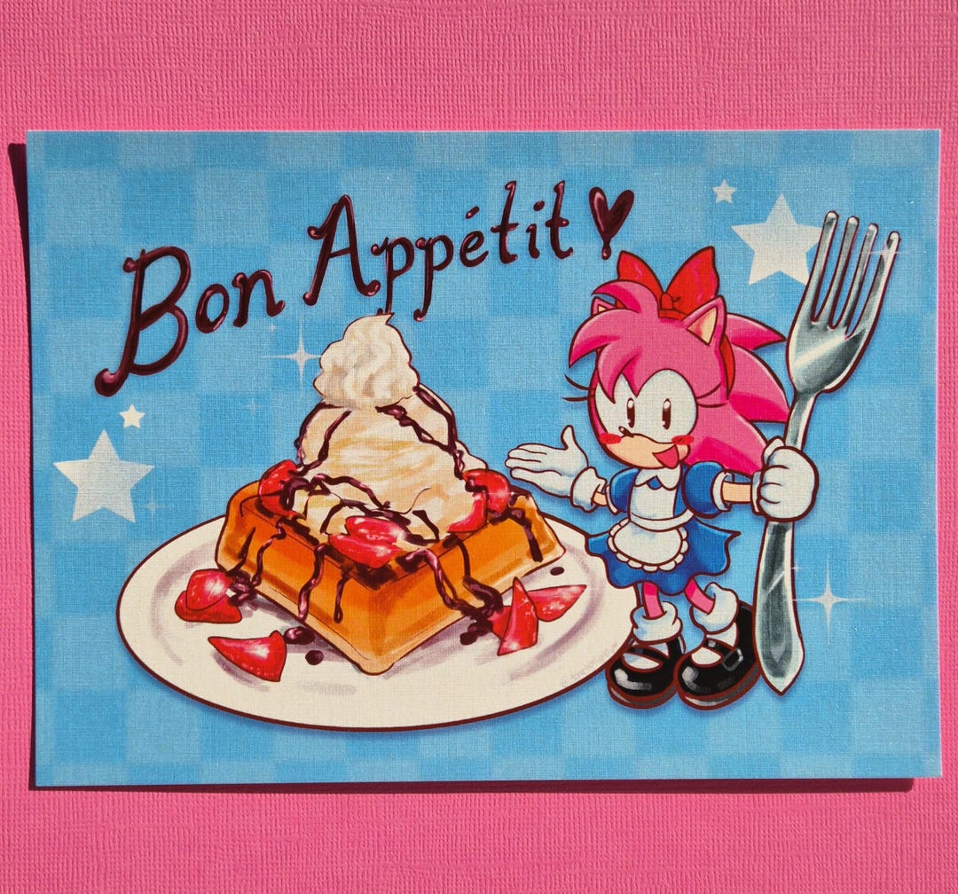 5x7 Superstar Waitress Amy Pearl Linen Print - Etsy