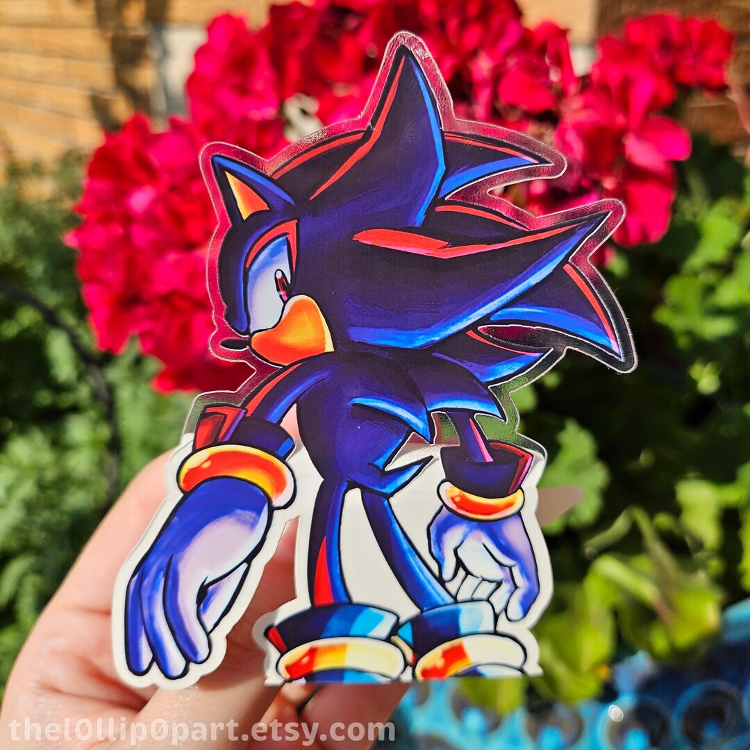 4" CLEAR Sa2 Shadow Sticker - Etsy