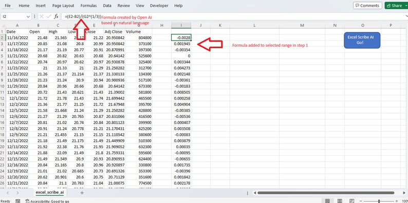 Unleash the Power of Excel With Excel Scribe AI - Generate Natural Language Formulas With Open ...