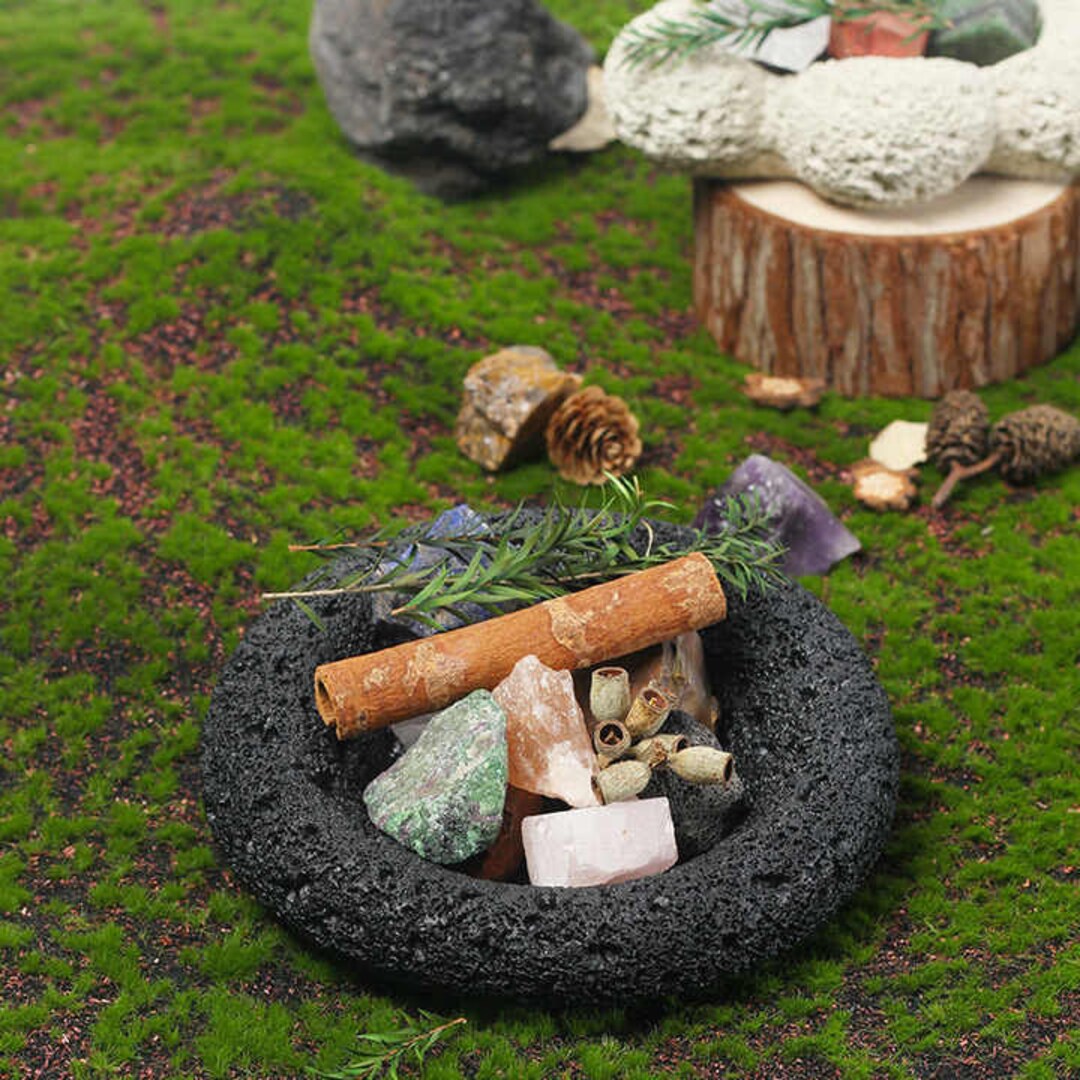 New Fragrance Crystal Stone Disc Gift Natural Plant Essential - Etsy