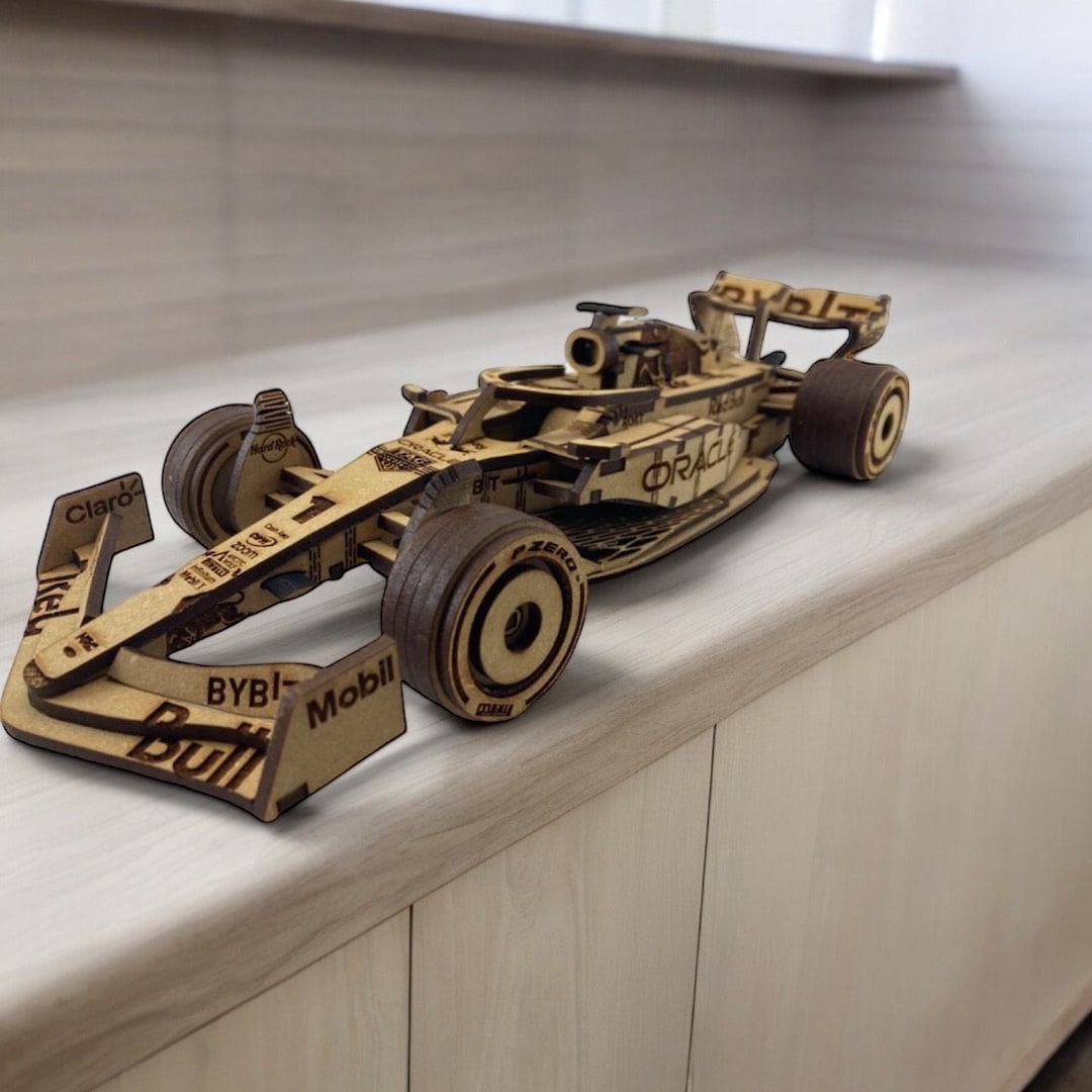 3F F1 Ferrari Redbull Race Car Laser Cut File DXF ONLY Digital Formula ...