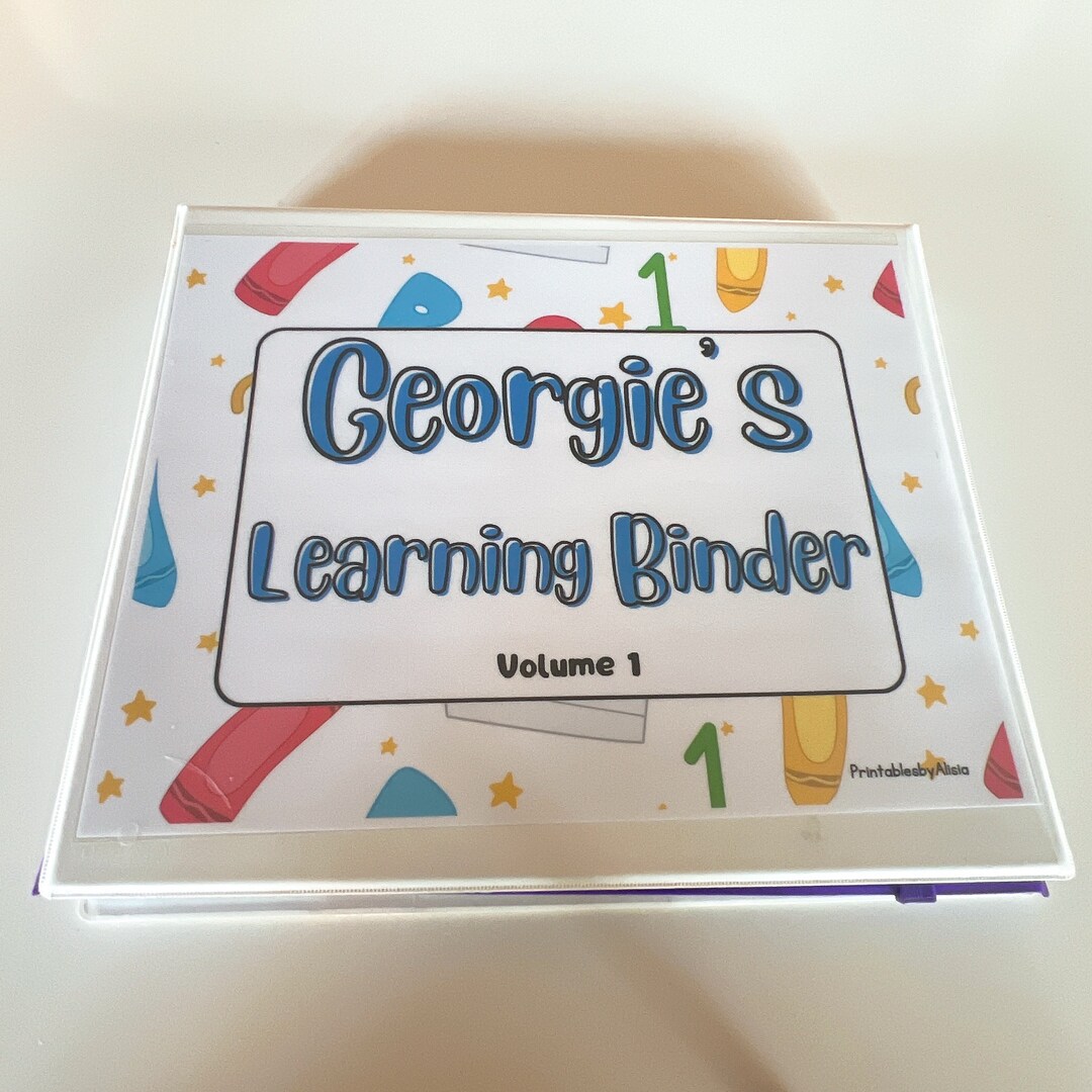 Toddler Busy Book Binder, Learning Binder, Toddler Activity Book, Fully ...