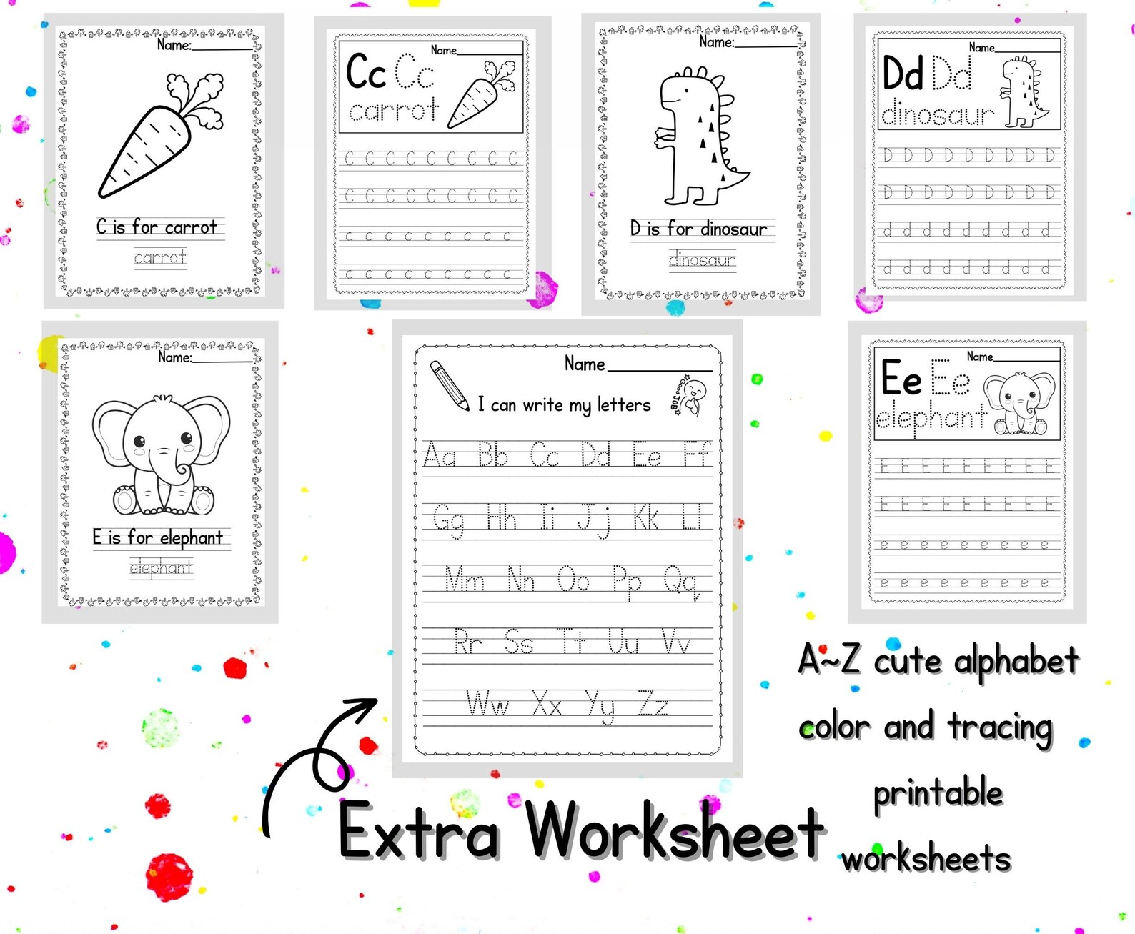 Learning Worksheets, Preschool Worksheets, Tracing Letters, Tracing ...