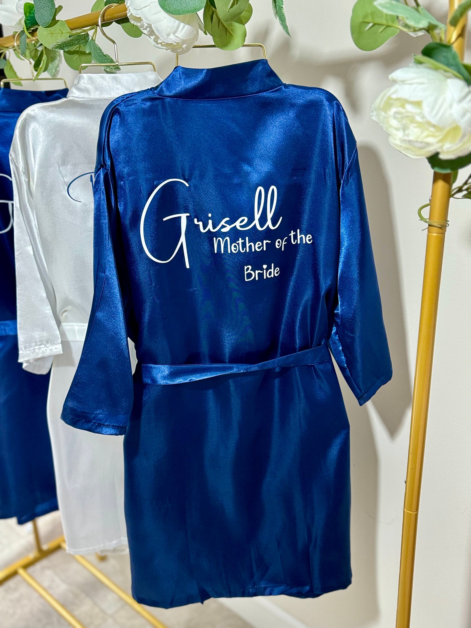 Personalized Bridal Robes – Custom Satin Robes for Bridesmaids, Wedding ...