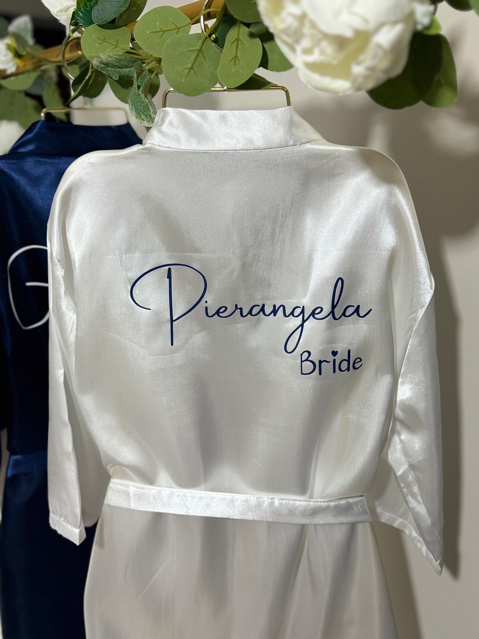Personalized Bridal Robes – Custom Satin Robes for Bridesmaids, Wedding ...