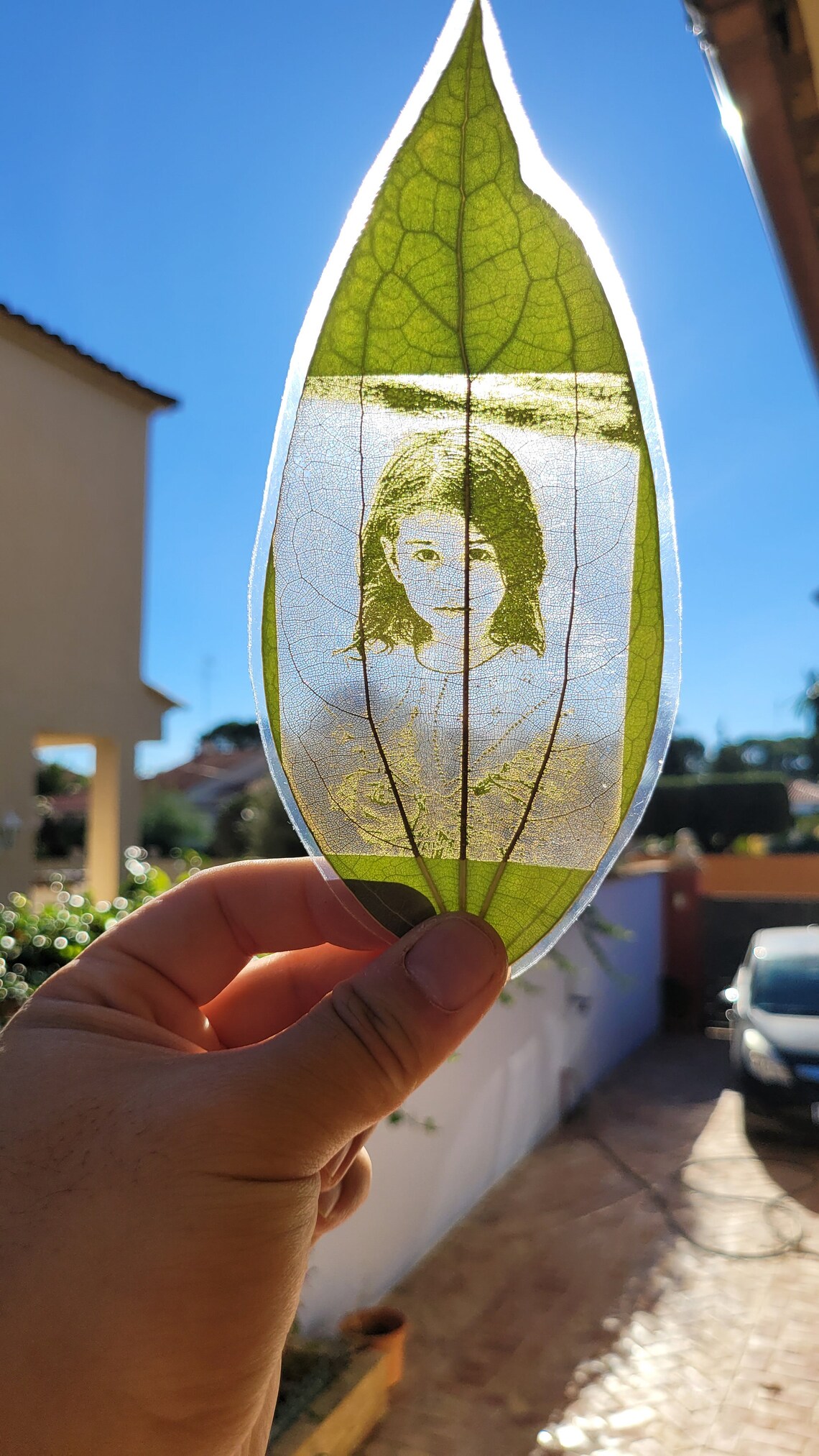 Custom Laser-engraved Portrait Leaf Bookmark - Etsy