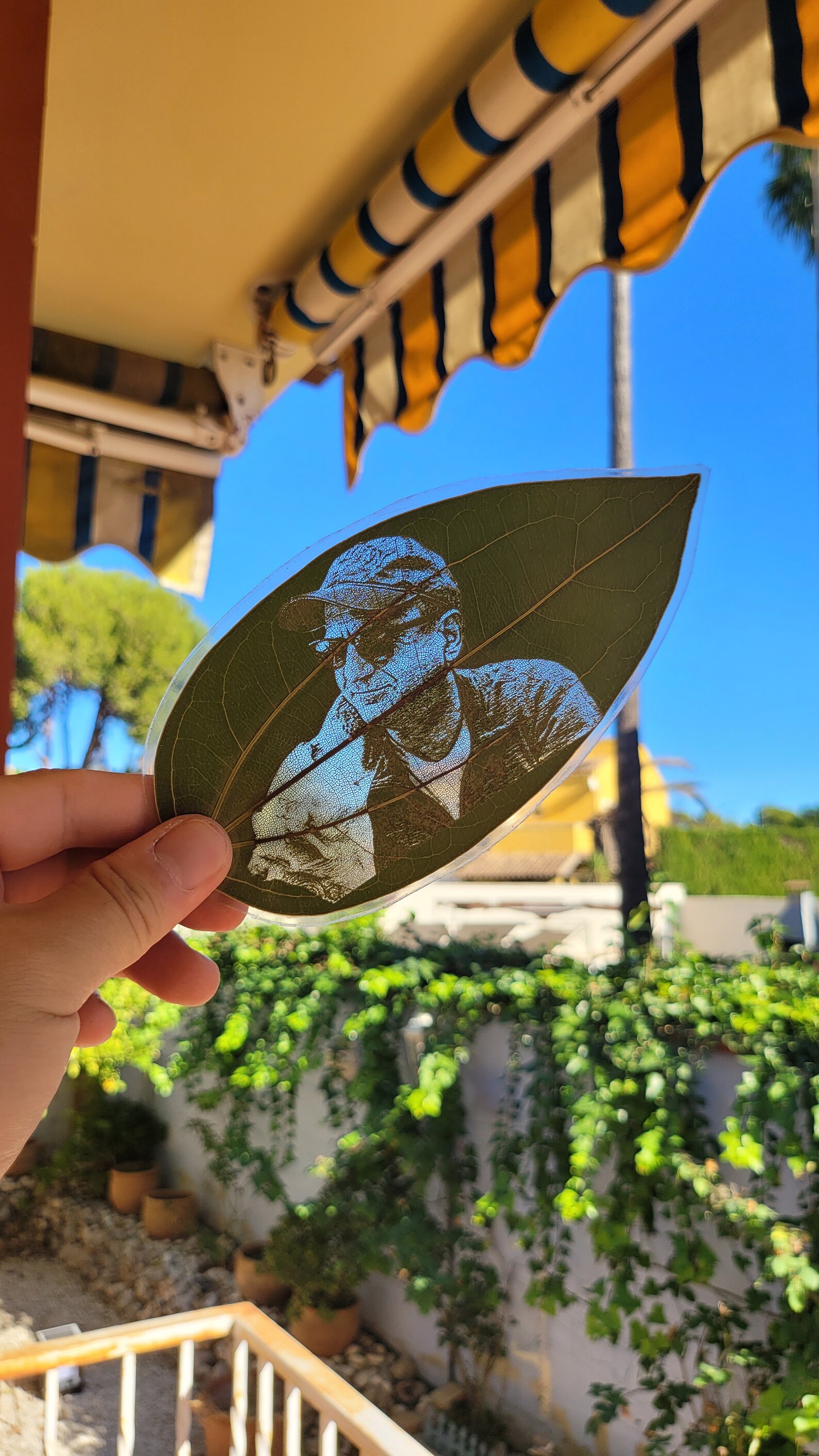 Custom Laser-engraved Portrait Leaf Bookmark - Etsy