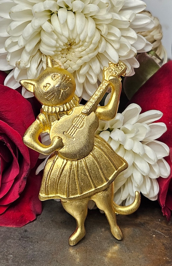 Vintage 1970s kitty cat - Gem