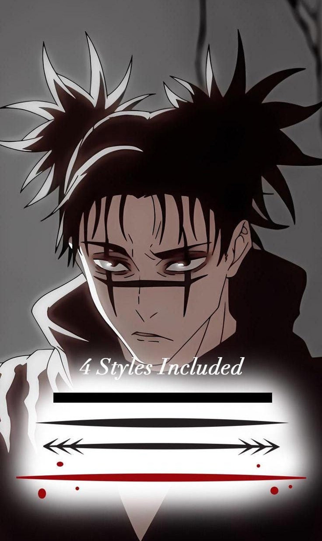 Choso Temporary Tattoo- Cosplay - Etsy