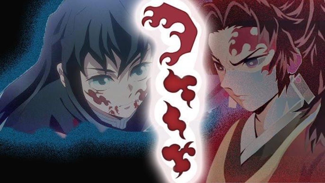 Tanjiro & Yoriichi Tattoo - Scar/demon Slayer Mark Temporary Cosplay ...