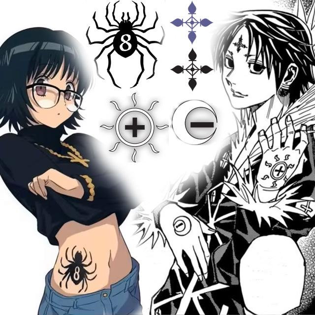 Phantom Troupe Spider Tattoo- Cosplay Hunter X Hunter - Etsy