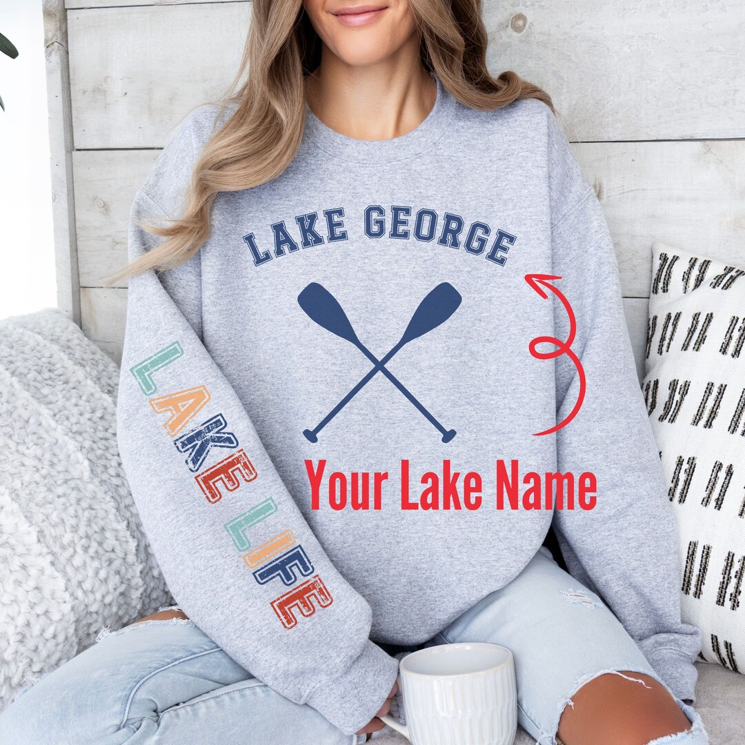 Custom Lake Name Shirt Personalized Lake Name Gift for Father Birthday ...
