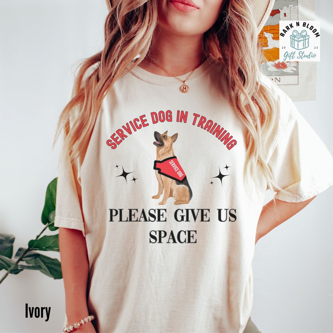 Helpful Service Dog in Training Manners Dog Trainer Handler T-shirt ...