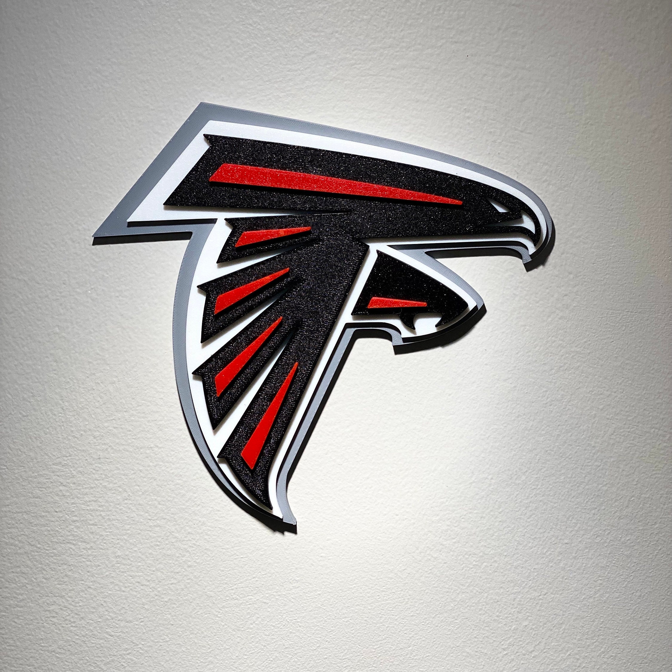 Atlanta Falcons Logo 3D Desk/wall Art - Etsy