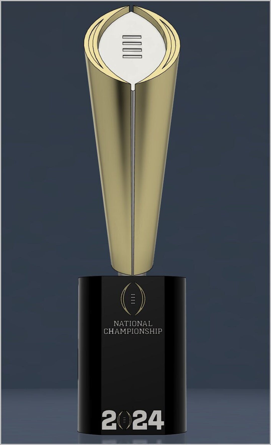 3D Printed 2024 College Football Playoff National Championship Trophy ...