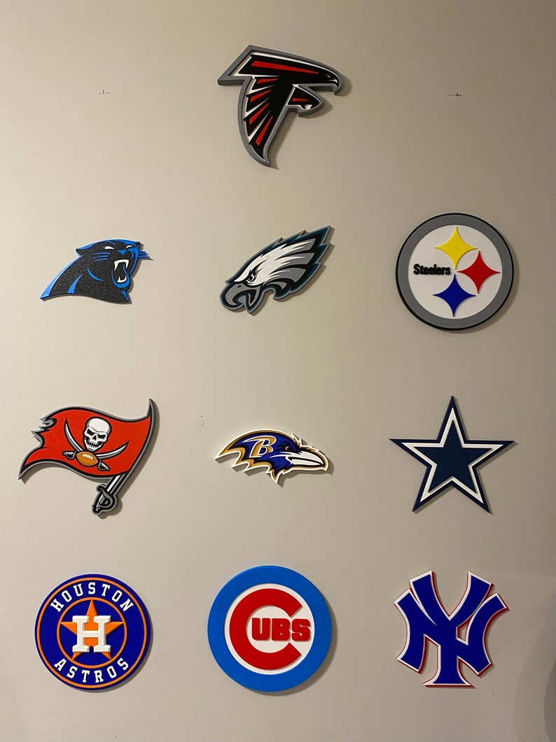 Atlanta Falcons Logo 3D Desk/wall Art - Etsy