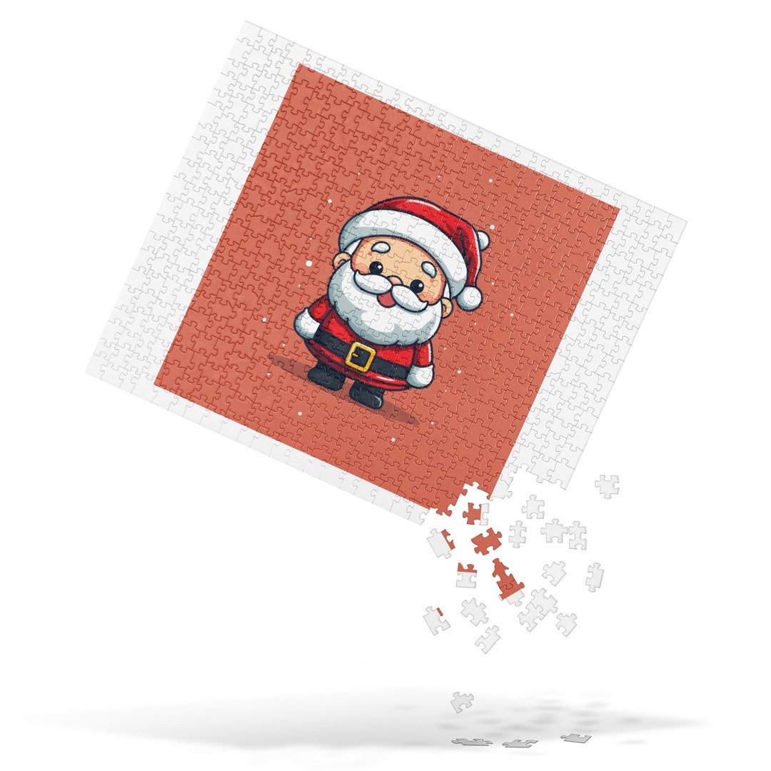 Santa Claus Jigsaw Puzzle for Kids for Ages 3 - Etsy