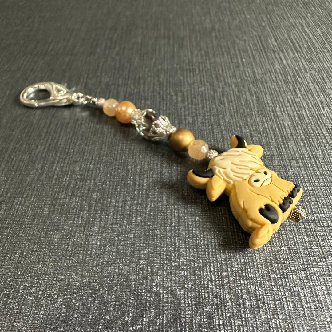 Highland Cow Scissor Fob for Embroidery Scissors and Cross Stitch - Etsy