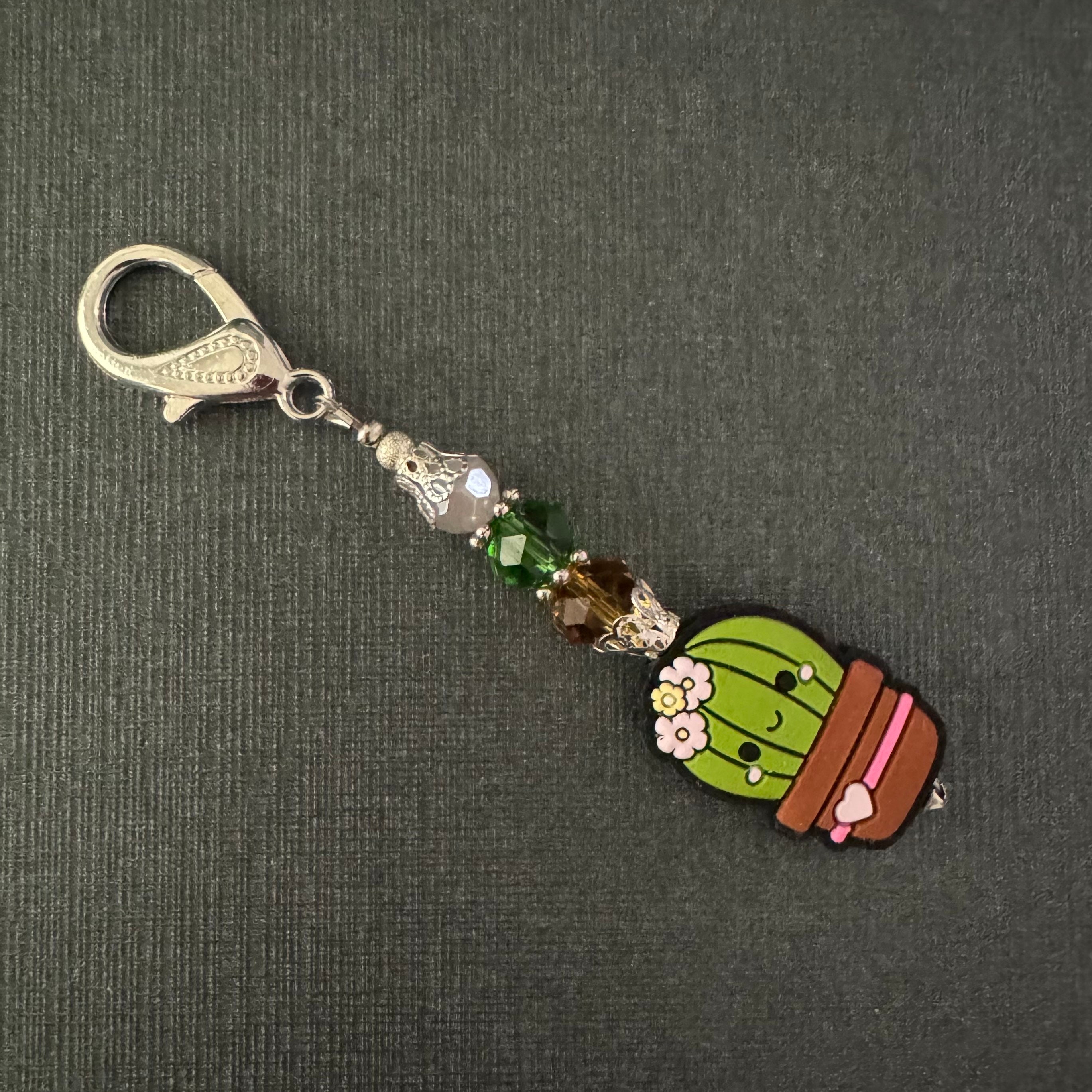 Happy Kawaii Cactus Scissor Fob for Embroidery Scissors and Cross ...