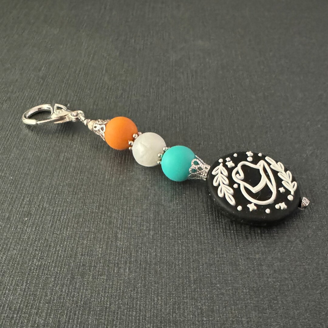 Western Cowboy Hat Boho Scissor Fob for Embroidery Scissors and Cross ...