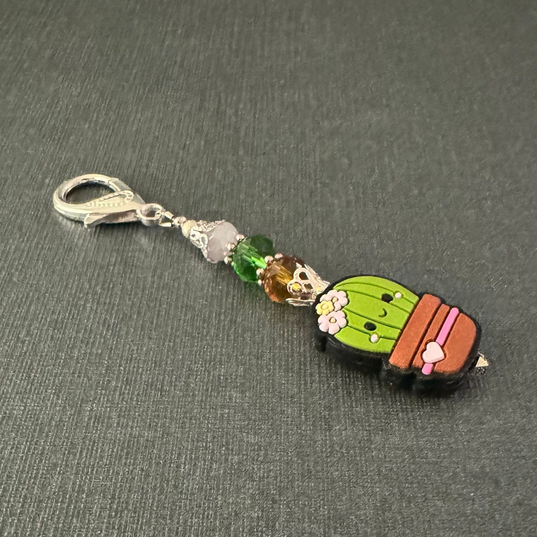 Happy Kawaii Cactus Scissor Fob for Embroidery Scissors and Cross ...