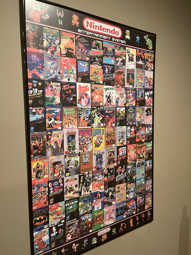 NES Box Art 24” X 36” Print File (CUSTOM OPTION Available) - Etsy