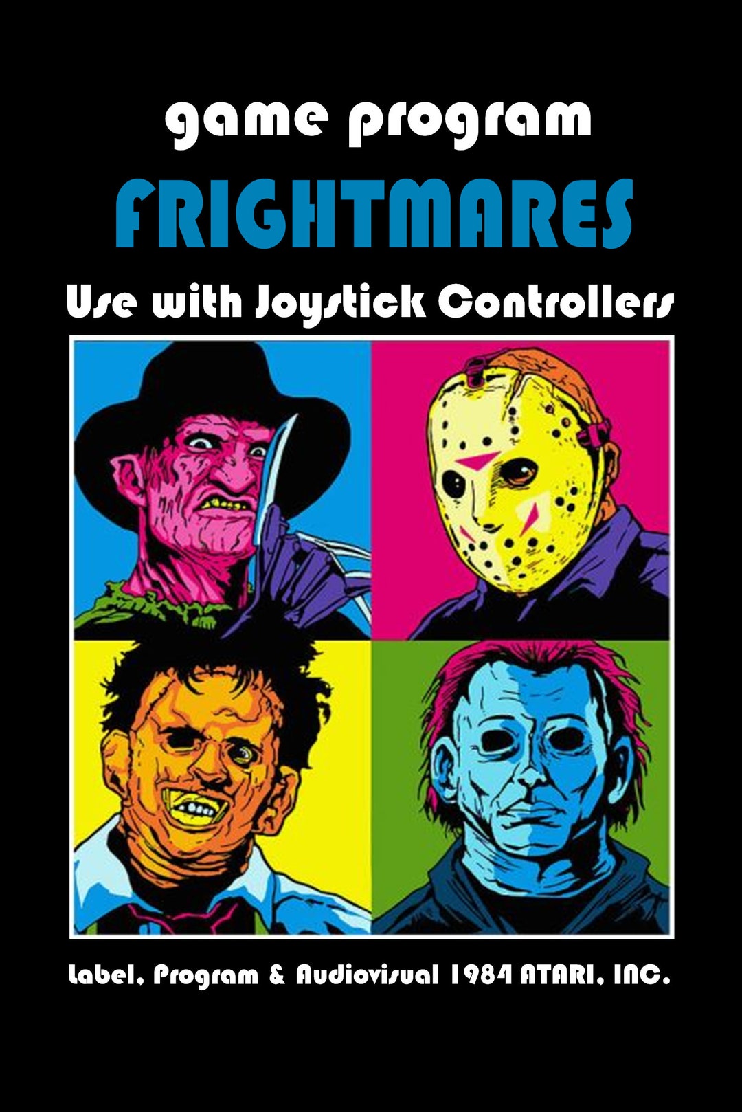 80's Horror Atari Series Poster - Etsy
