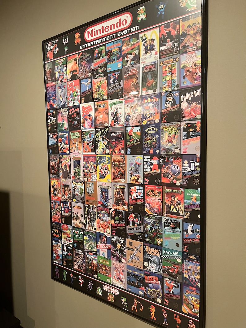 NES Box Art 24” X 36” Print File (CUSTOM OPTION Available) - Etsy