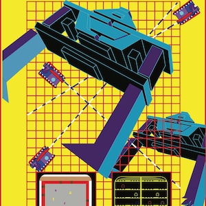 Retro Tron Box Art Poster - Etsy