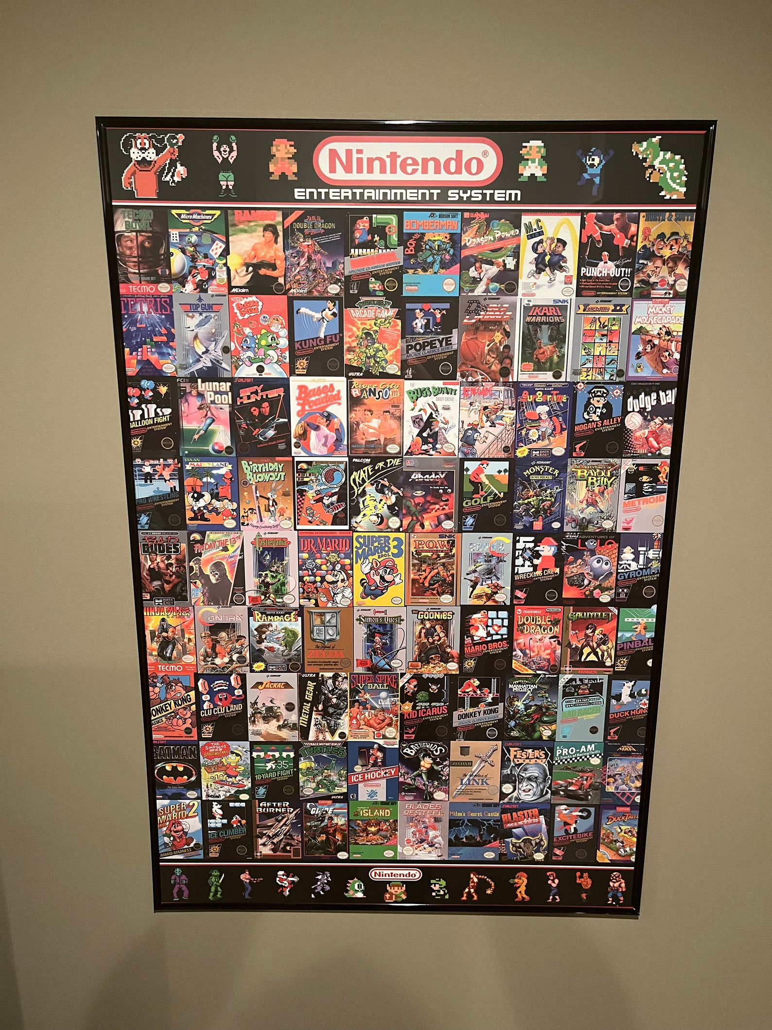 NES Box Art 24” X 36” Print File (CUSTOM OPTION Available) - Etsy