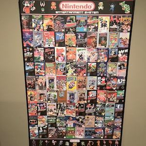 NES Box Art 24” X 36” Print File (CUSTOM OPTION Available) - Etsy