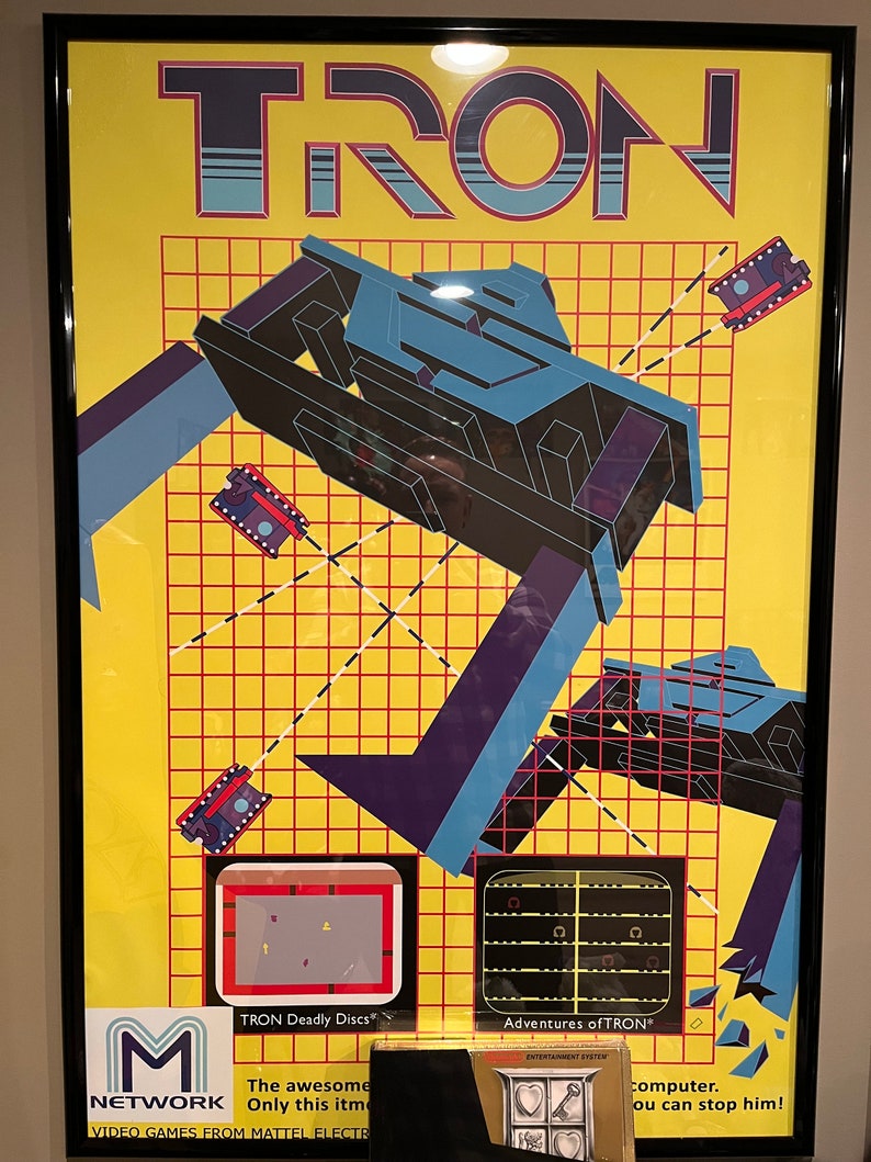 Retro Tron Box Art Poster - Etsy