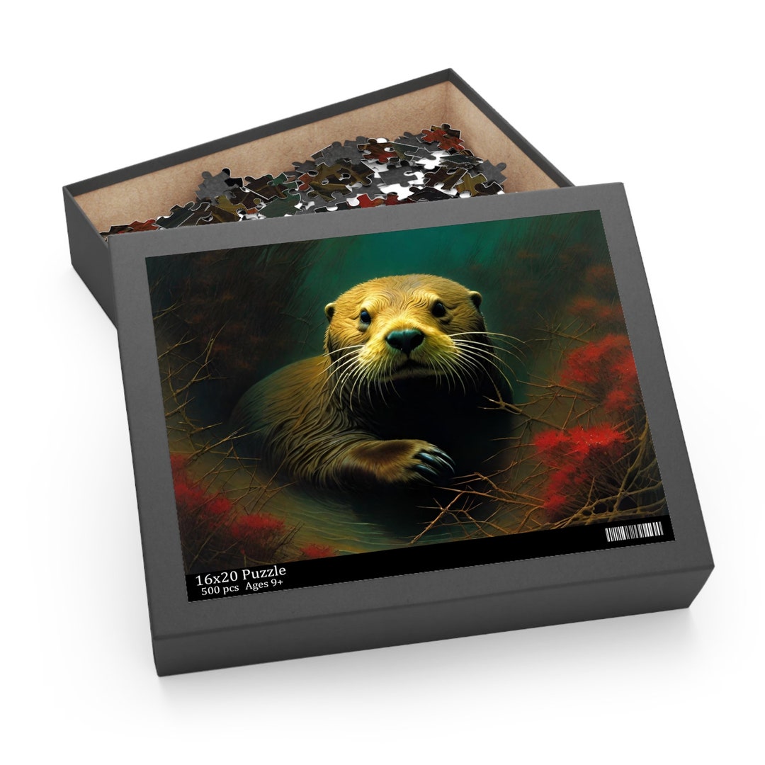 Puzzle, Otter Jigsaw Puzzle, Fun Family Jigsaw Puzzle, Unique Jigsaw ...