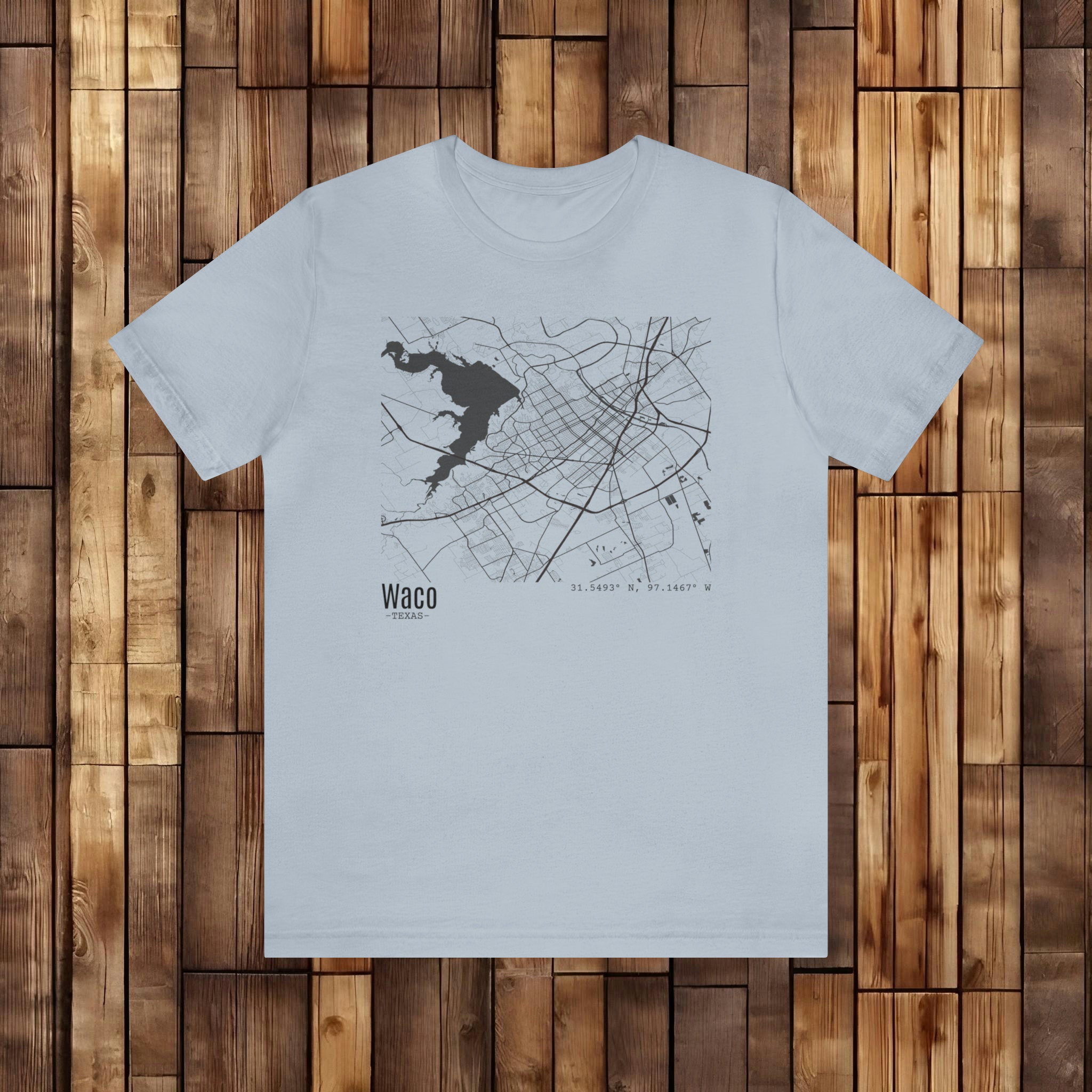Map of Waco Texas Unisex Shirt, Map of Texas Shirt, I Love Texas Shirt ...