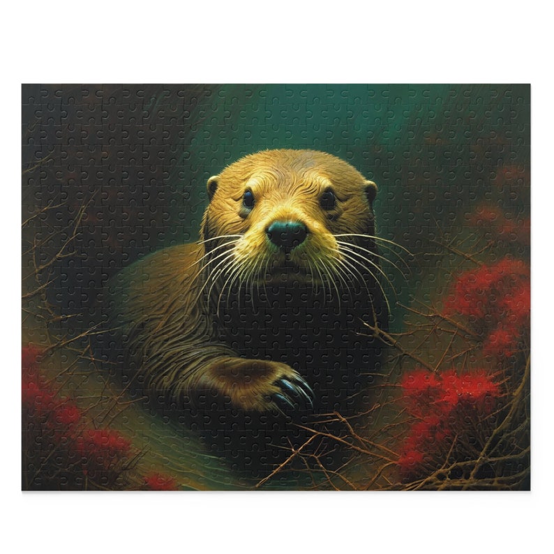 Puzzle, Otter Jigsaw Puzzle, Fun Family Jigsaw Puzzle, Unique Jigsaw ...