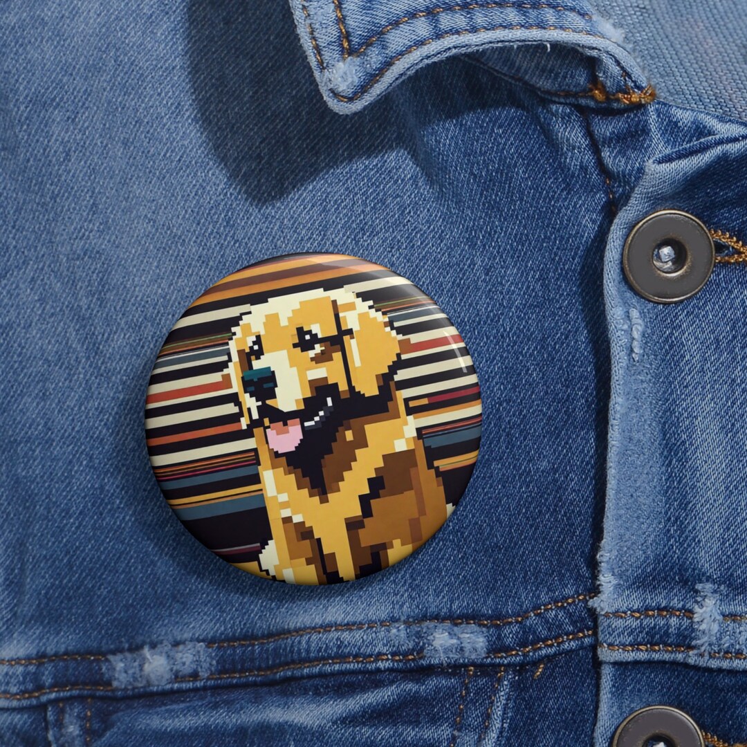 Doggo 8-bit Pin - Etsy