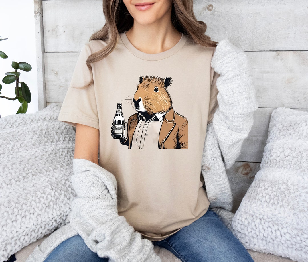 Hipster Capybara Shirt, Capybara Shirt, Cute Capybara, Capybara Gift ...