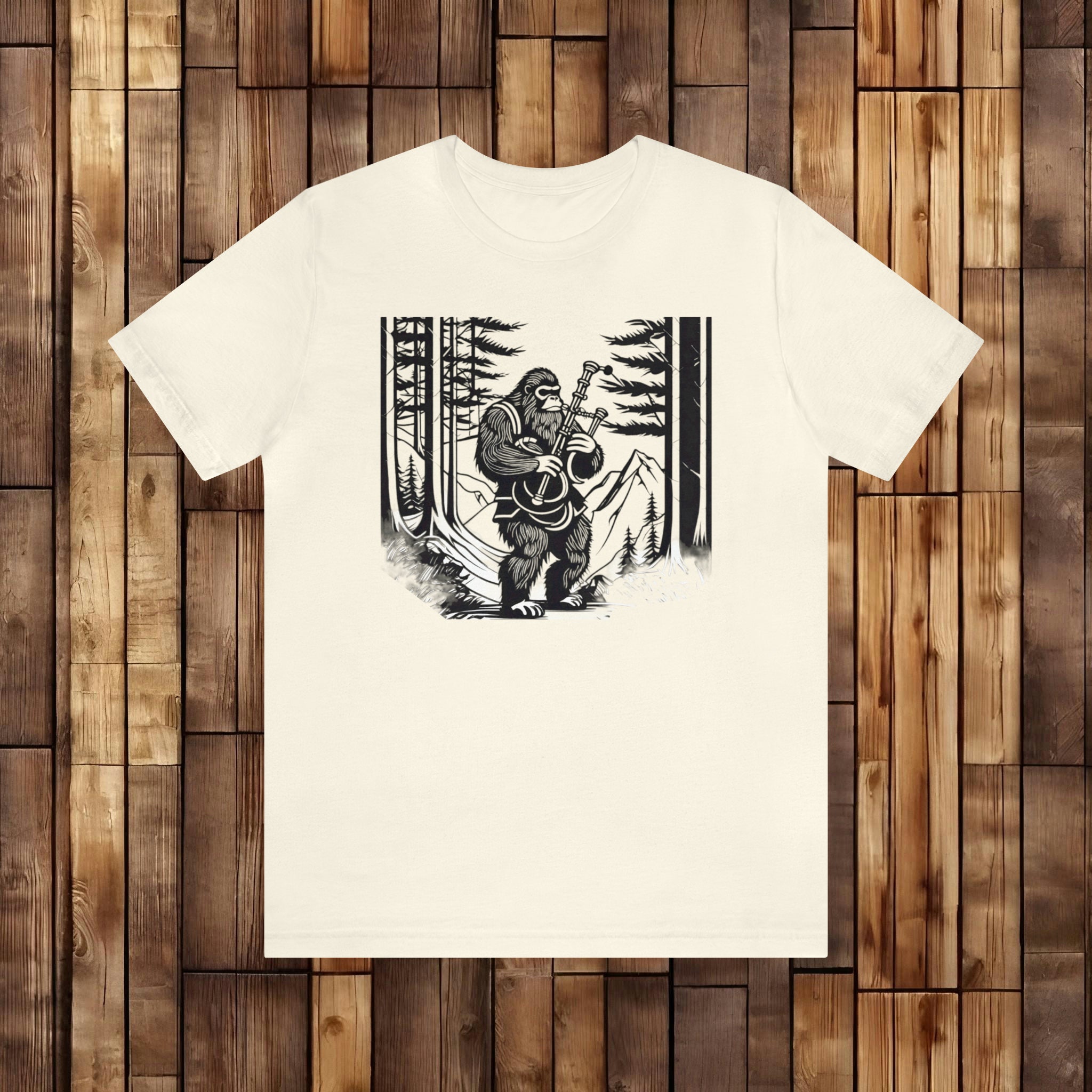 Bigfoot Playing Bagpipes Shirt, Bigfoot Lovers Shirt, Bigfoot Gift ...