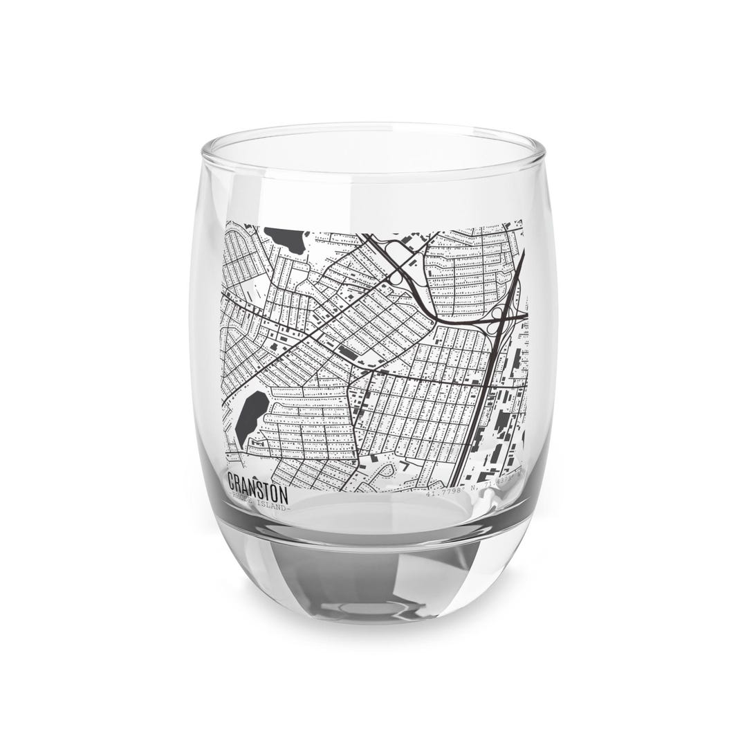 Personalized Maps Stemless Wine / Cocktail Glass, Home Town Glass ...